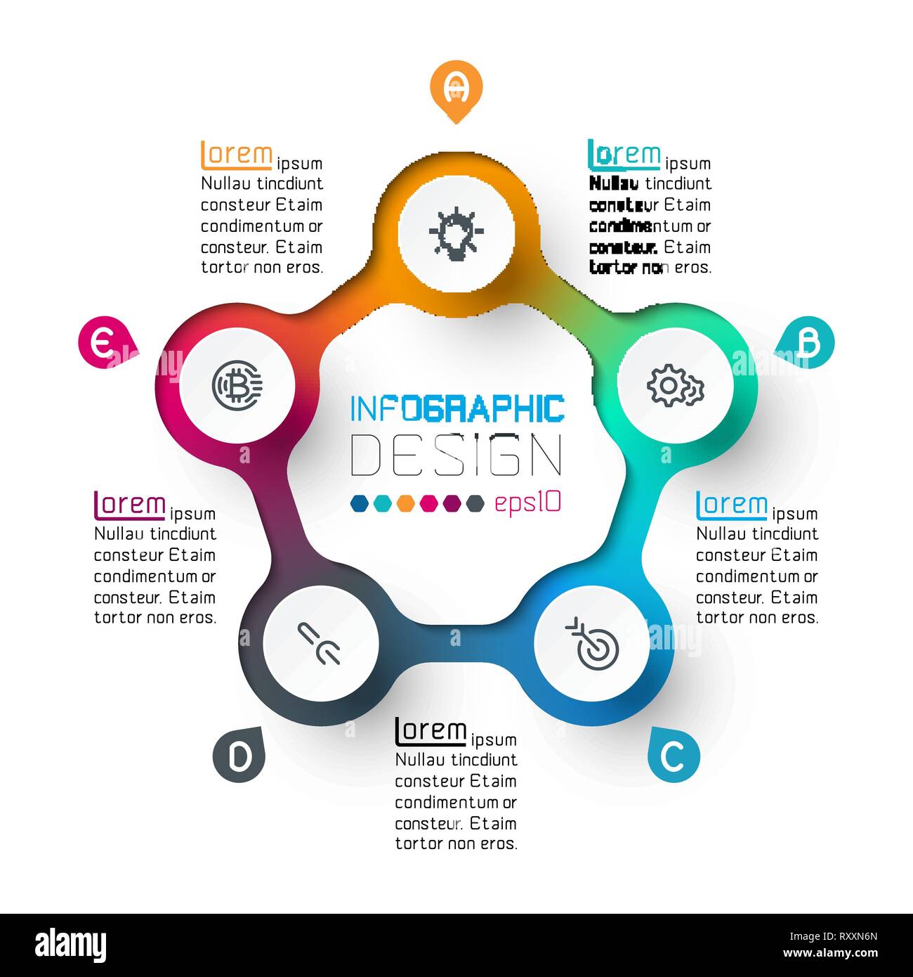 Five circles hi-res stock photography and images - Alamy