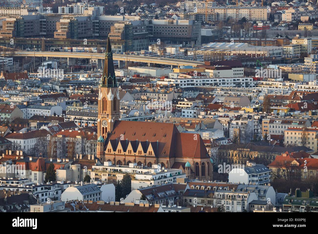 Vienna birds eye view hi-res stock photography and images - Alamy