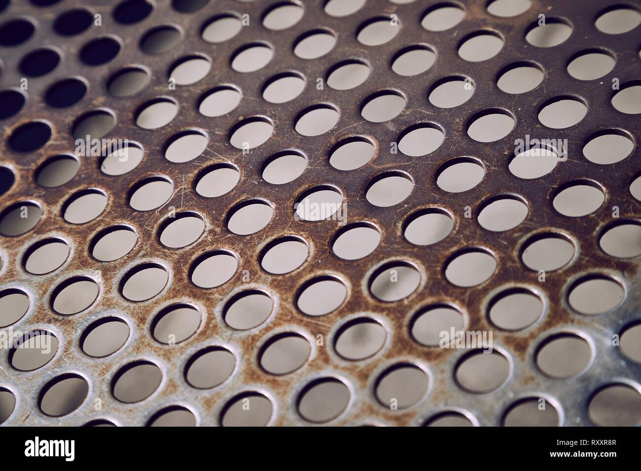 Hole Mesh Pattern Stock Photo - Alamy