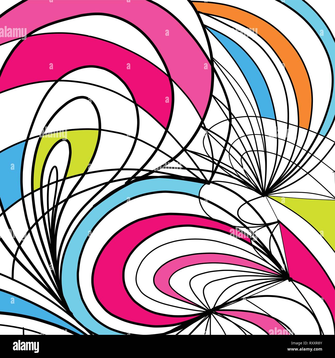 Abstract drawing background vector illustration Stock Vector Image ...