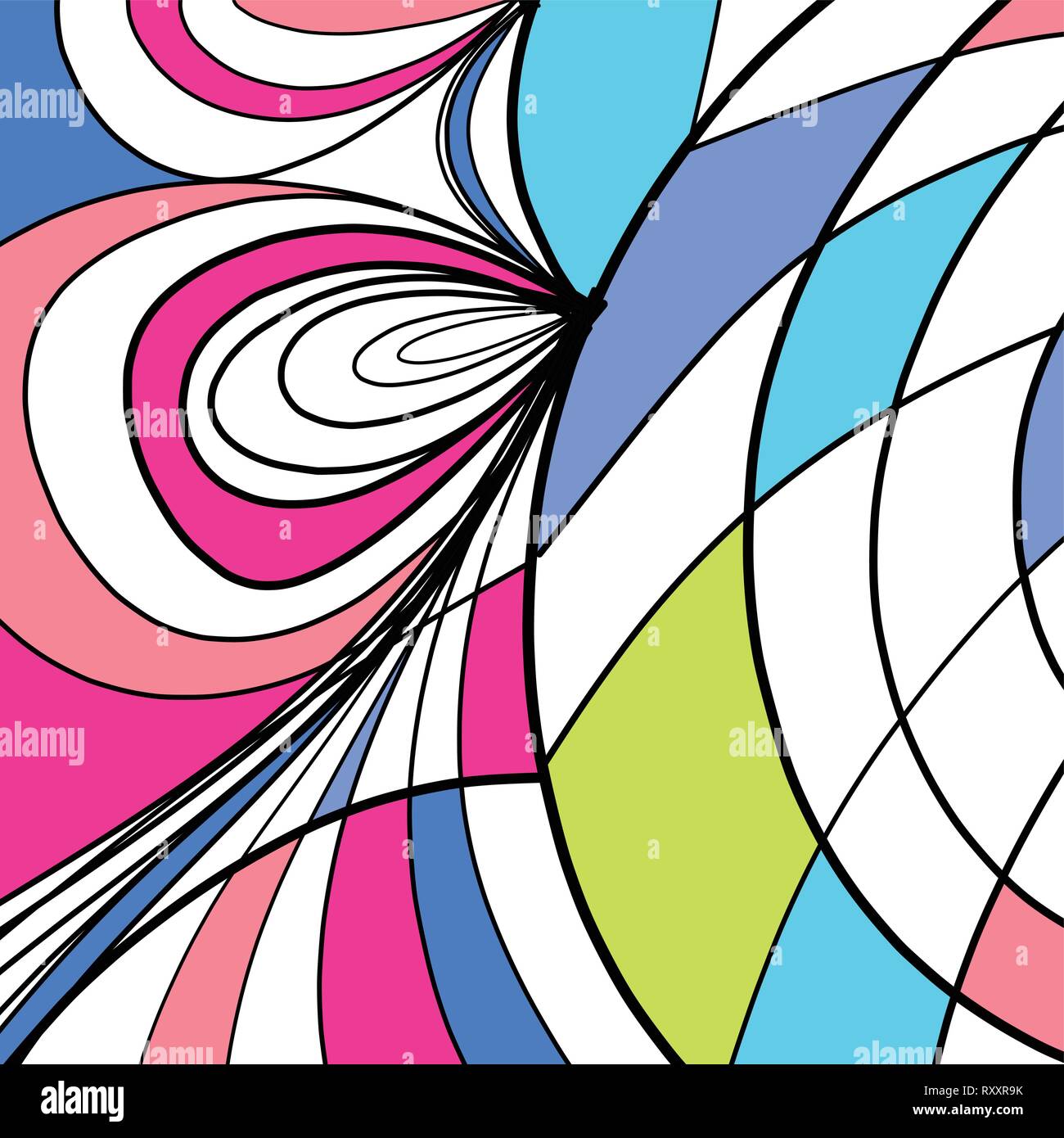 Abstract drawing background vector illustration Stock Vector Image ...