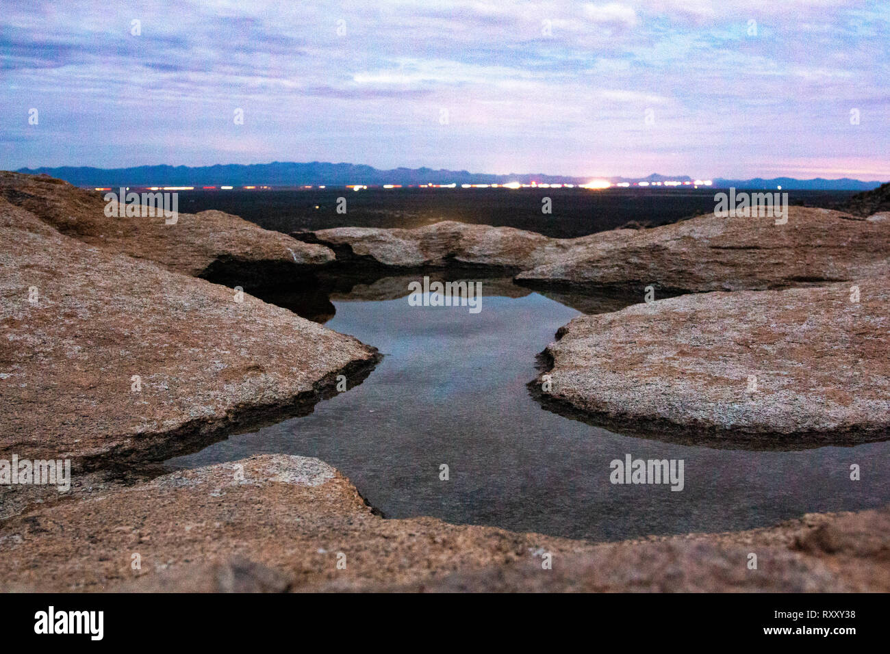 Desert puddle hi-res stock photography and images - Alamy