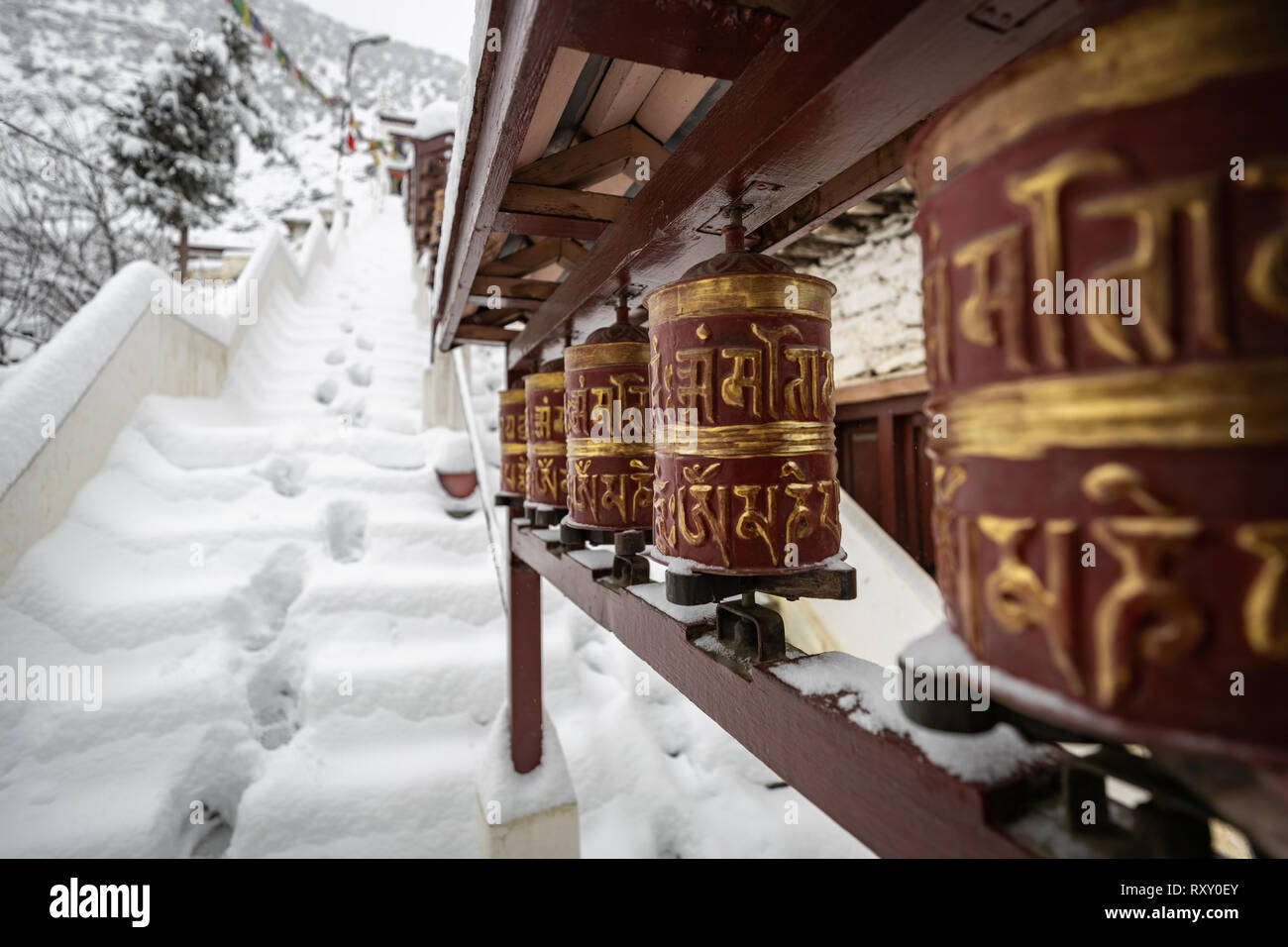 The beautiful village of Marpha in an off season setting Stock Photo ...