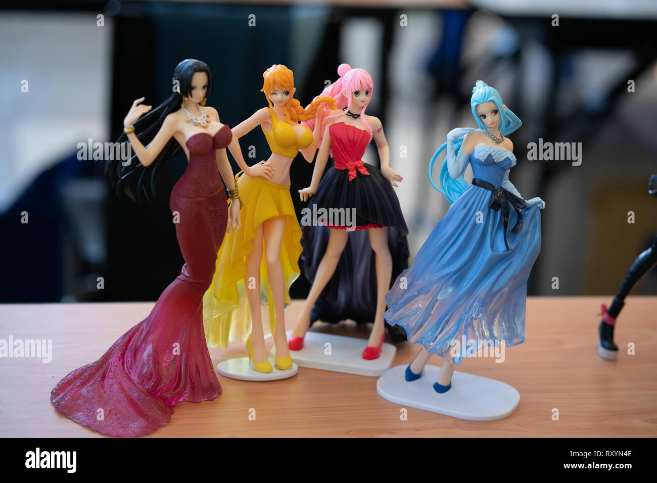 Japanese animation figure on display at Cosplay event,Cebu City ...