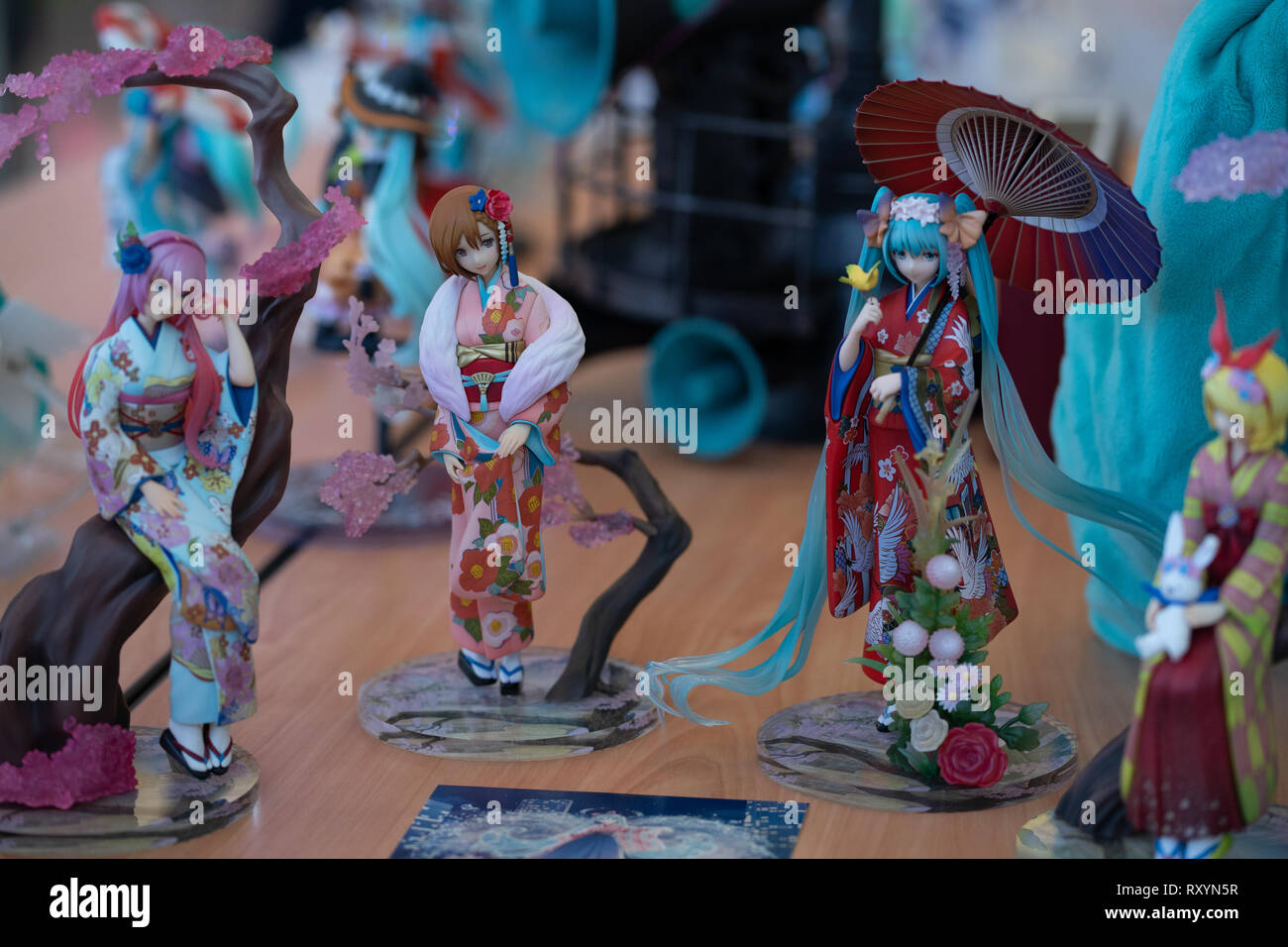 Japanese animation figure on display at Cosplay event,Cebu City ...