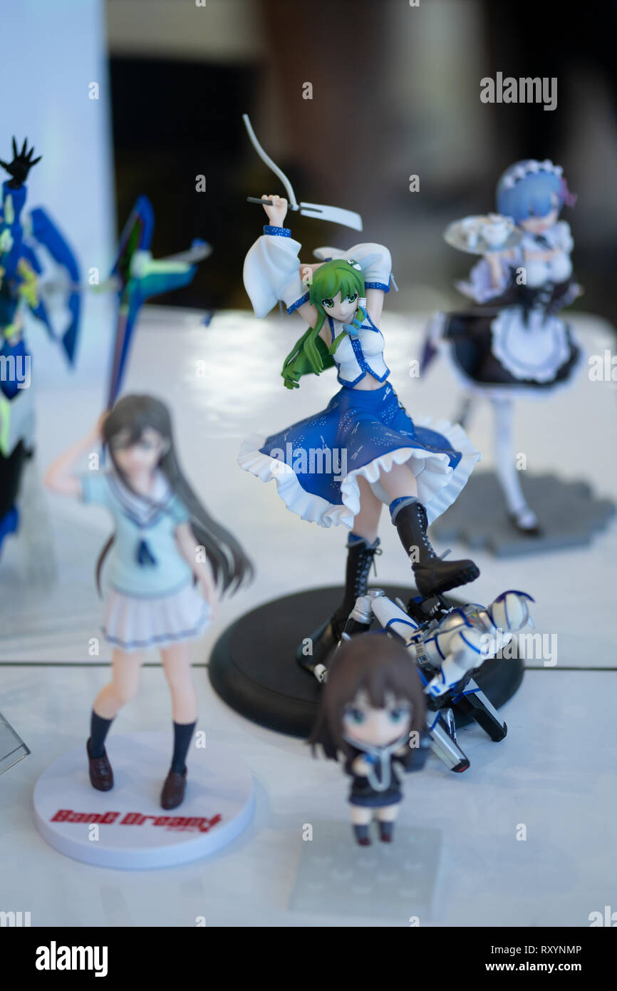 Japanese animation figure on display at Cosplay event,Cebu City ...