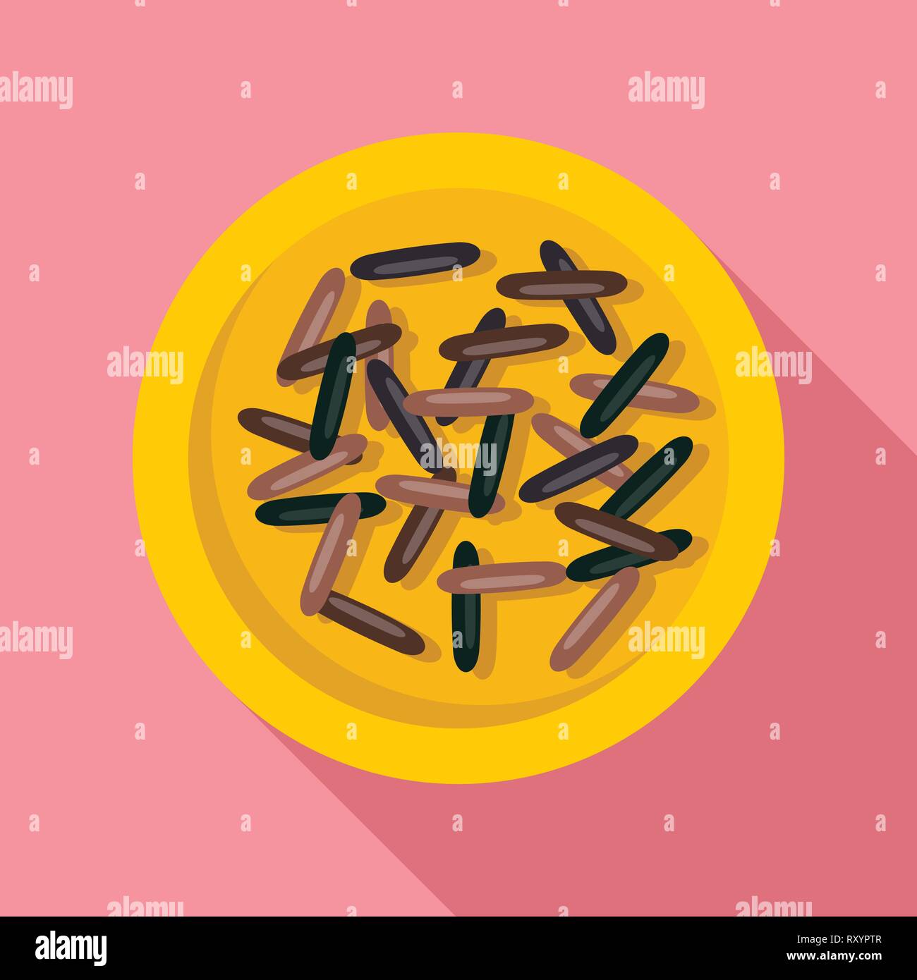 Plain chicken rice Stock Vector Images - Alamy