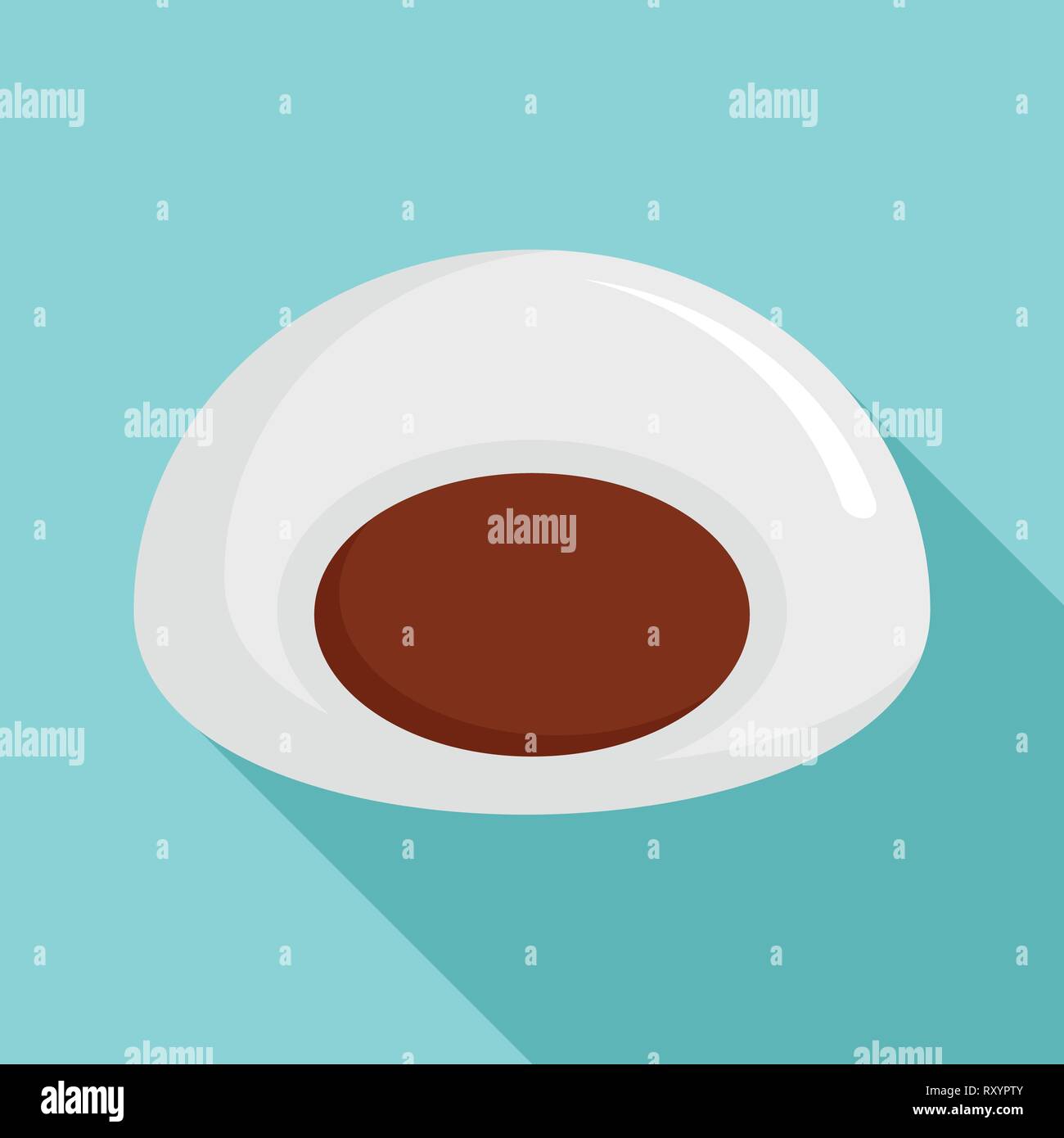 Rice seed icon. Flat illustration of rice seed vector icon for web ...