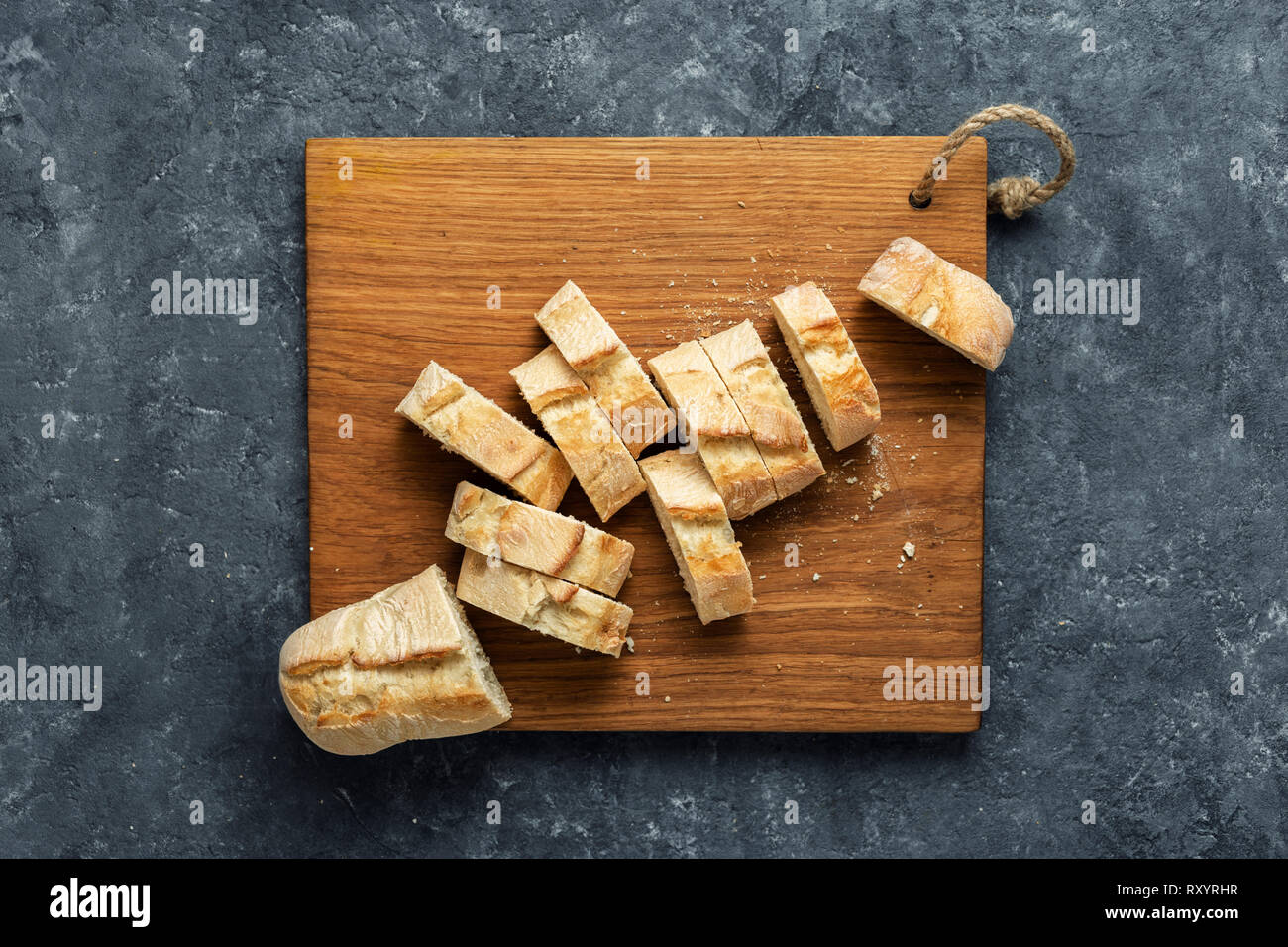Baguette crust hi-res stock photography and images - Alamy