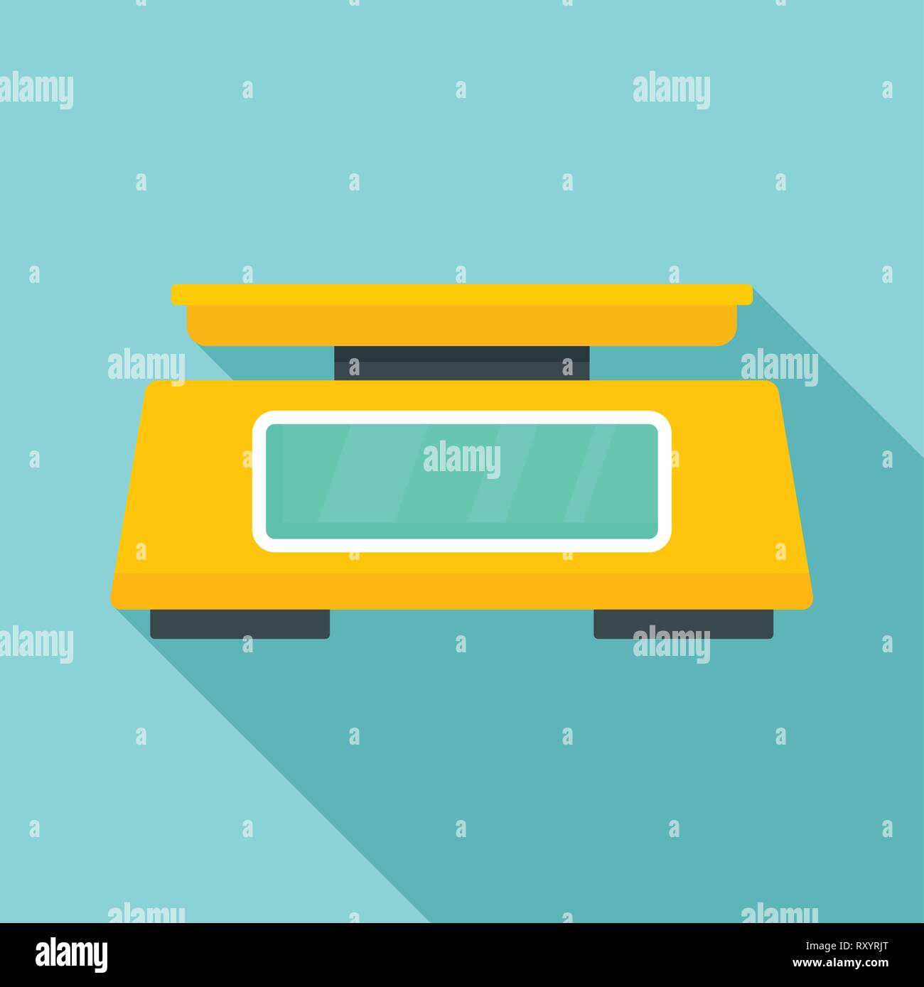 Lab scales icon. Flat illustration of lab scales vector icon for web ...
