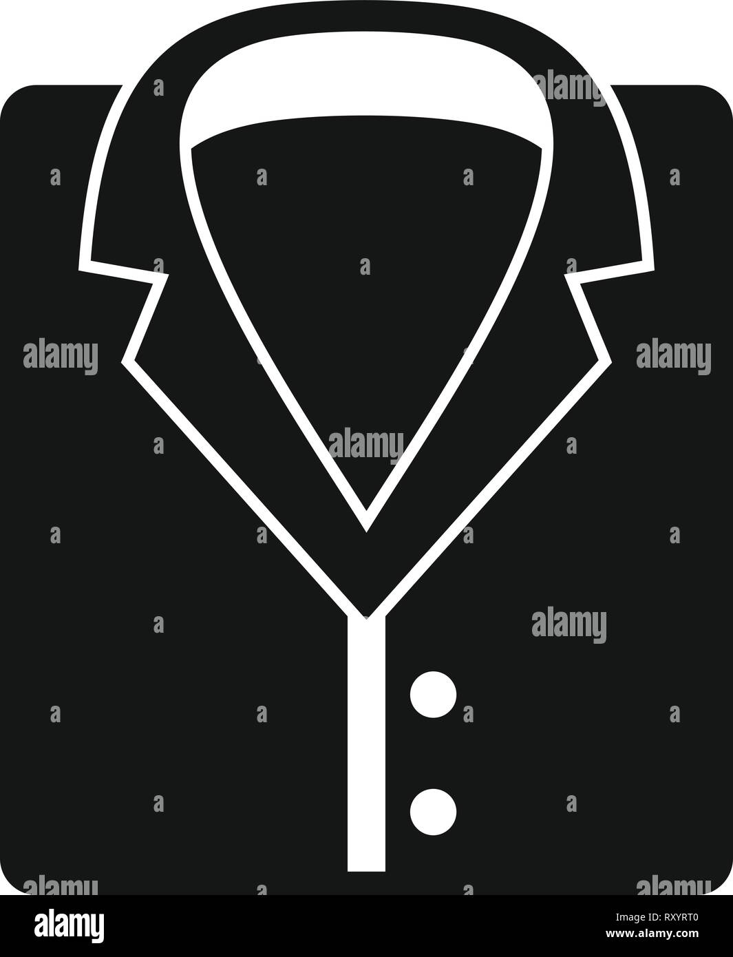 Forensic laboratory shirt icon. Simple illustration of forensic ...