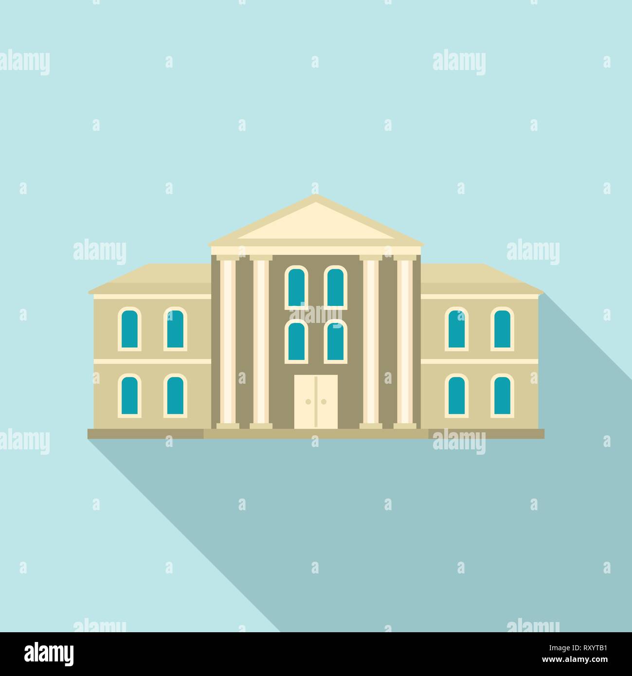 Federal temple Stock Vector Images - Alamy