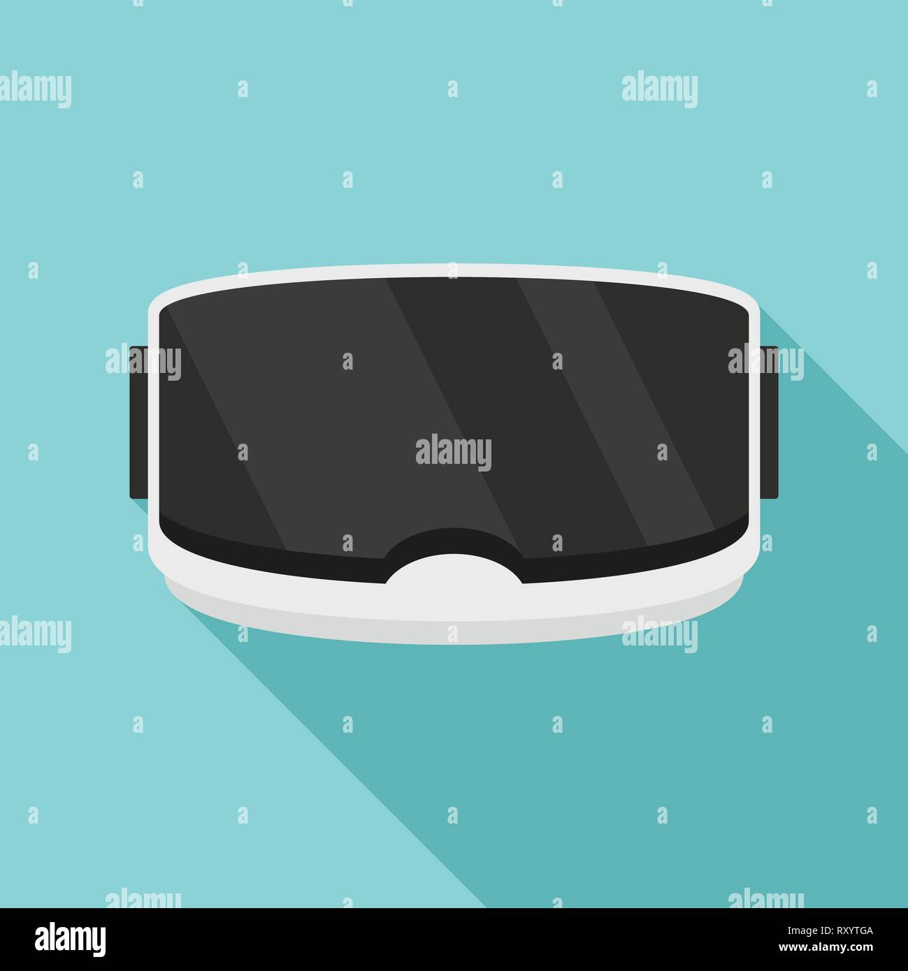 Vr headset icon. Flat illustration of vr headset vector icon for web ...