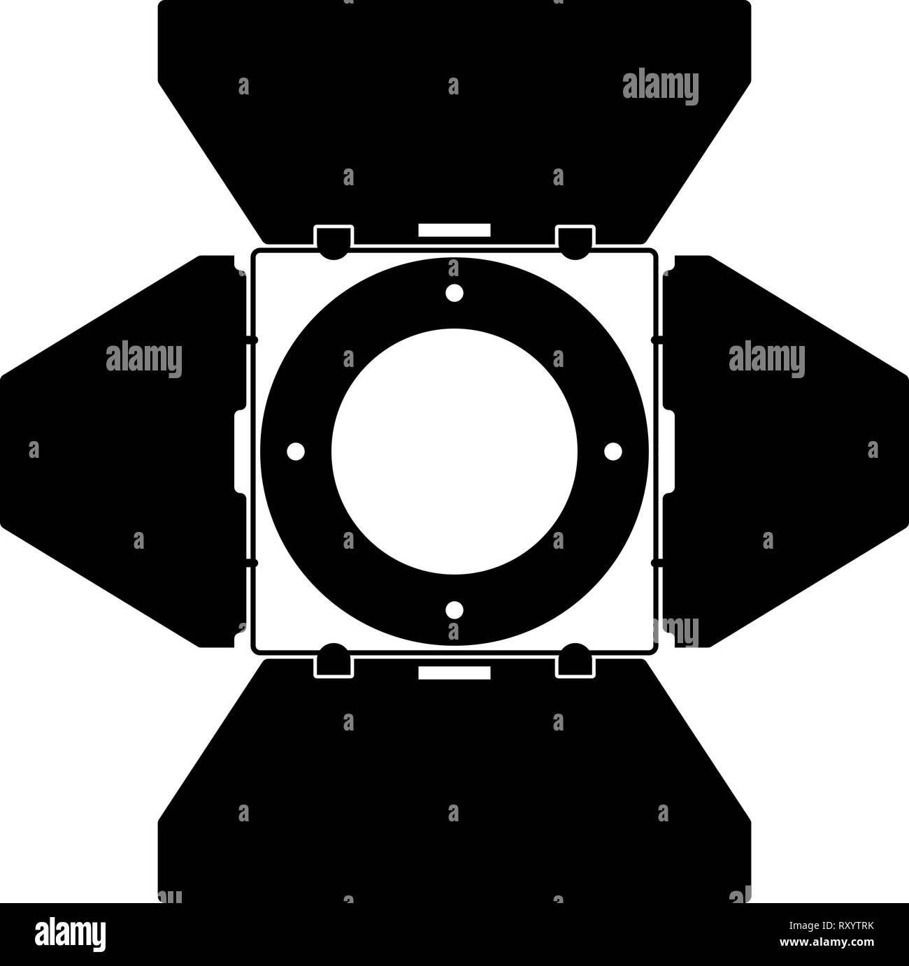 Video with lights Black and White Stock Photos & Images - Alamy