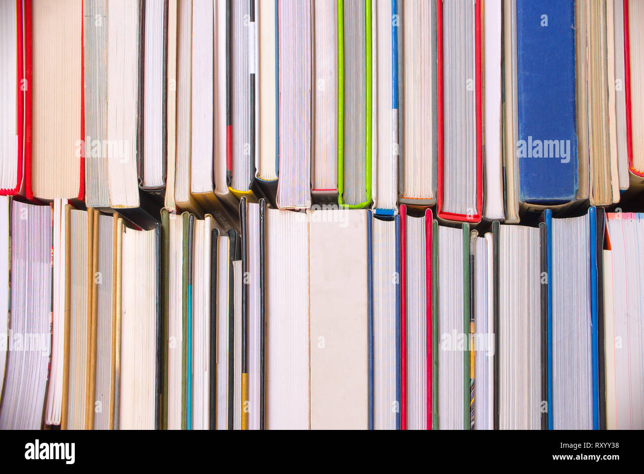 Close up view books hi-res stock photography and images - Alamy