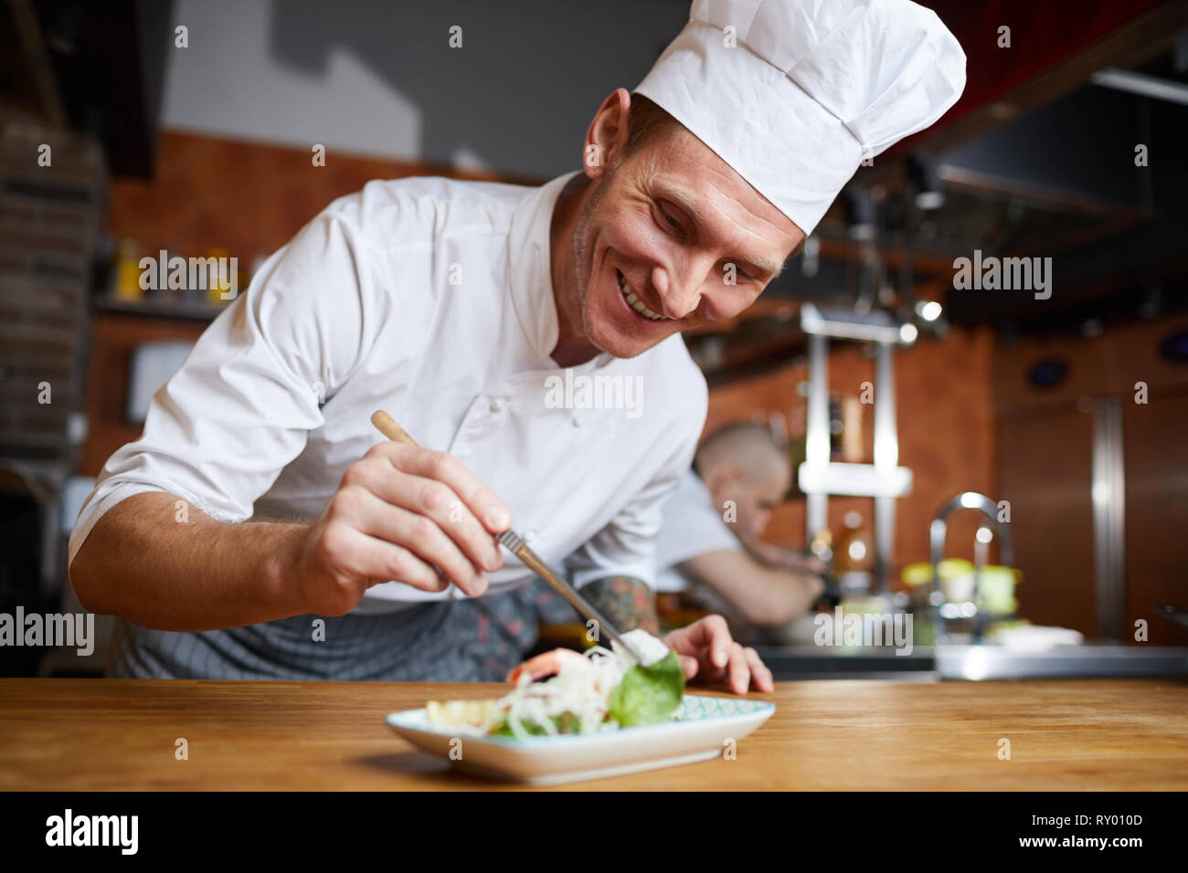 Professional plating hi-res stock photography and images - Alamy