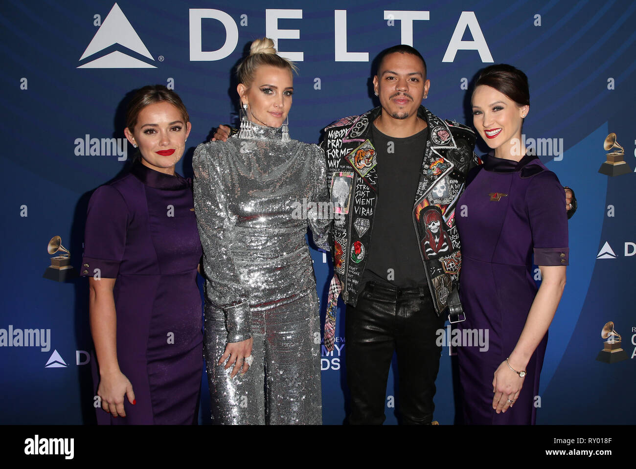 Delta Air Lines 2019 Grammys Party Featuring: Evan Ross, Ashlee Simpson ...