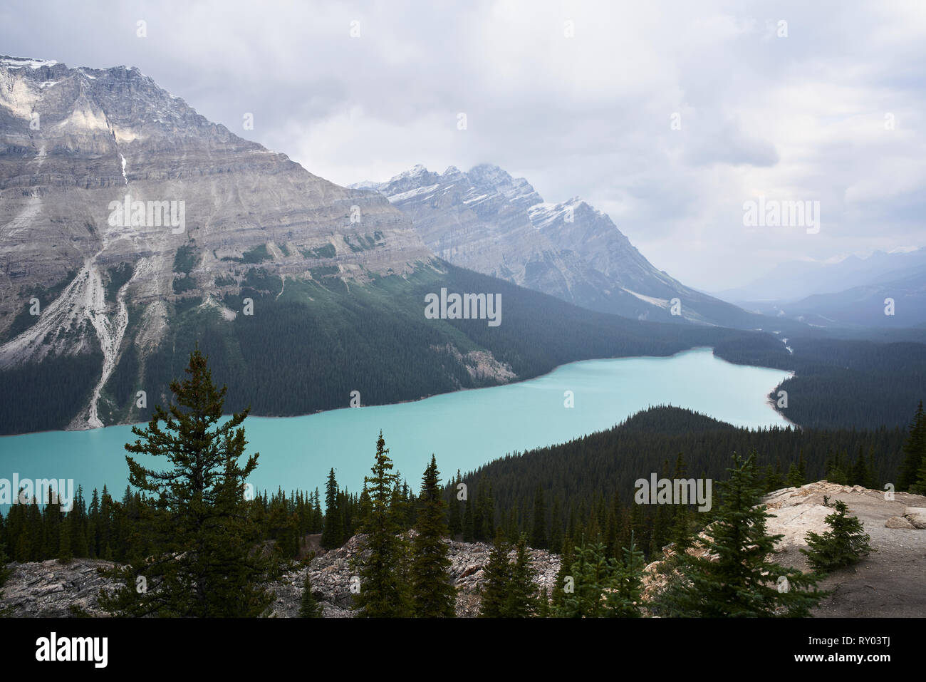 Scenes of nature in beautiful Banff to Jasper National Parks Stock ...