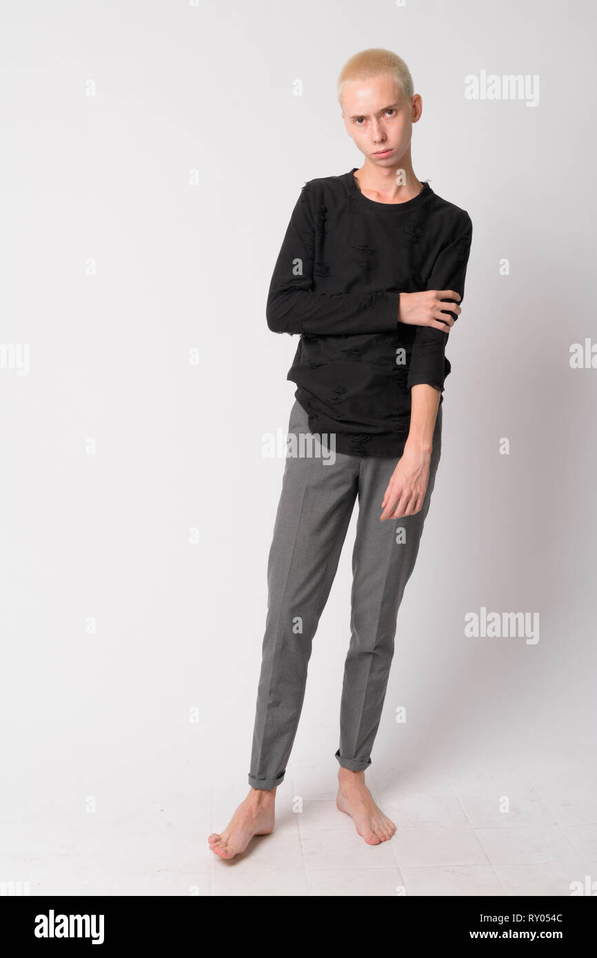 Androgynous Blond High Resolution Stock Photography and Images - Alamy