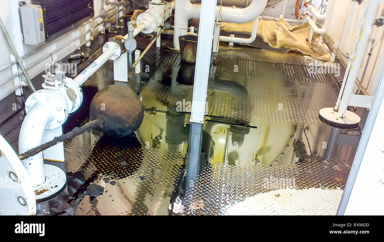 The floor of the control unit of the device is a hitter-tritter filled ...