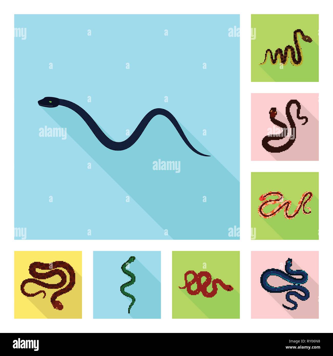 snake,viper,amphibian,tail,python,wild,anaconda,blue,threat,horror ...