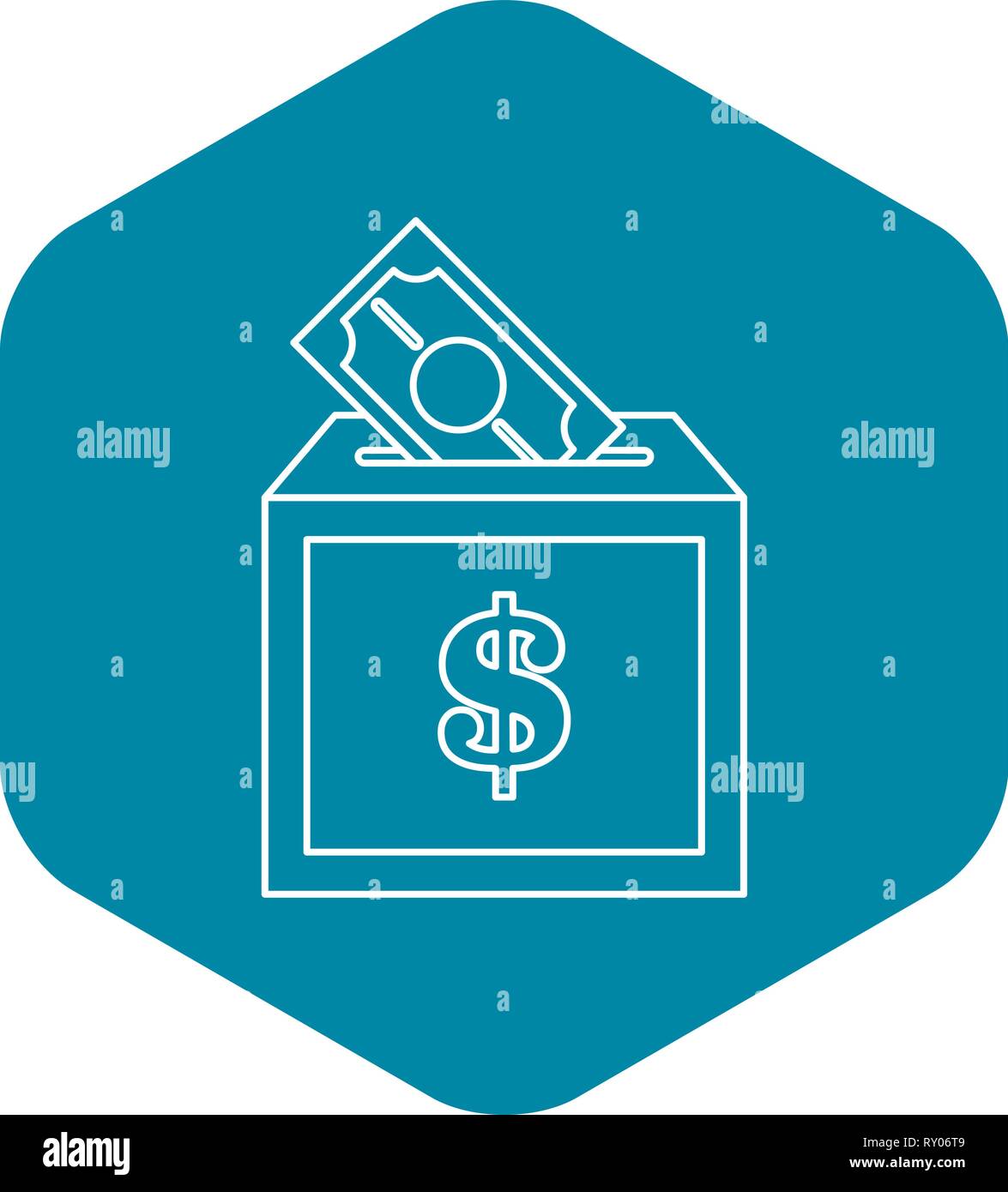 Donation box icon, outline style Stock Vector Image & Art - Alamy Donation box icon, outline style Stock Vector Image & Art - Alamy
