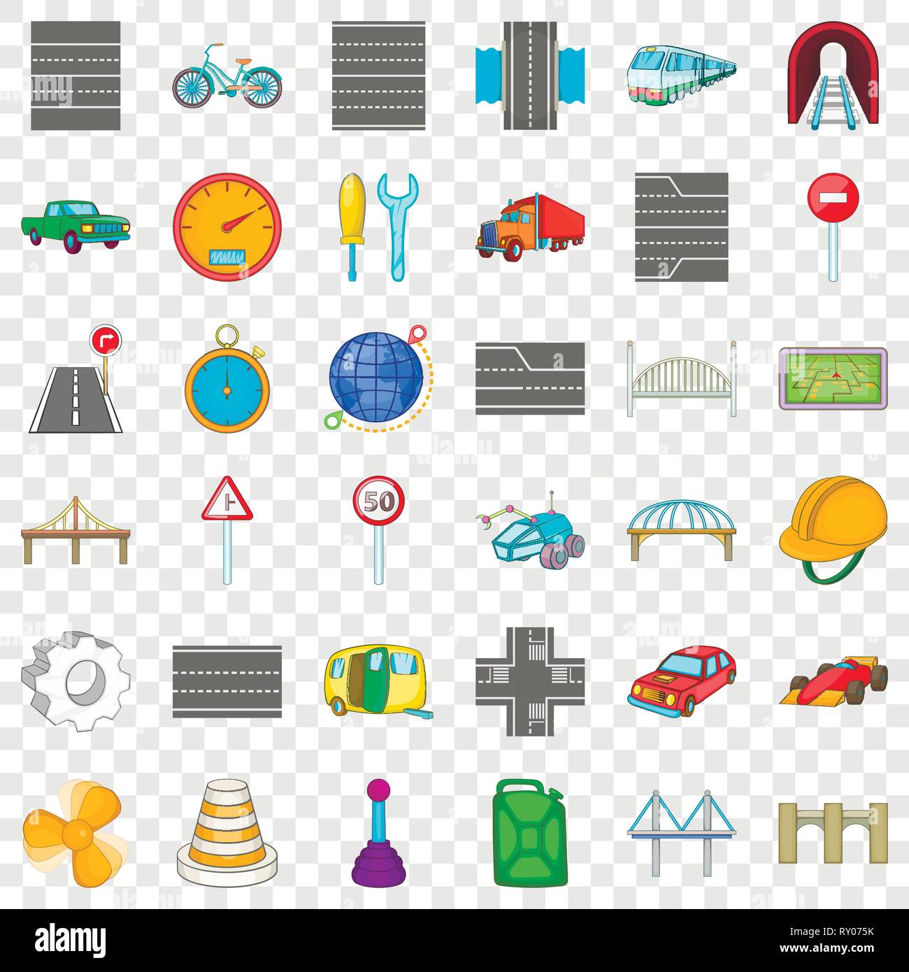 Car under bridge Stock Vector Images - Alamy