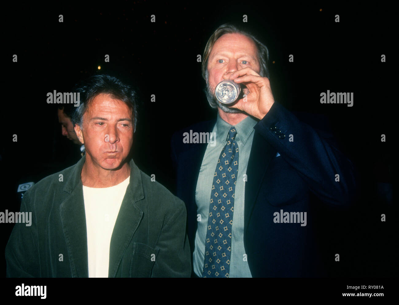 LOS ANGELES, CA - FEBRUARY 16: Actor Dustin Hoffman and actor Jon ...