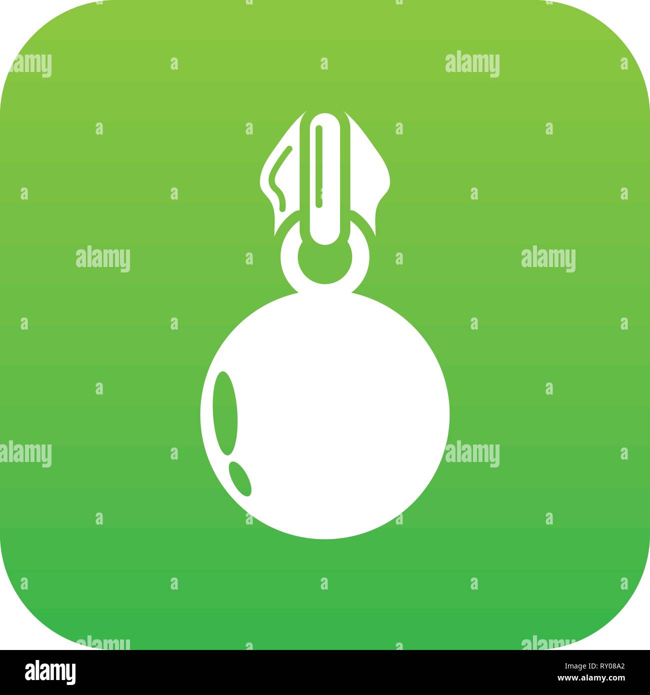 Ball zip icon, simple style Stock Vector Image & Art - Alamy