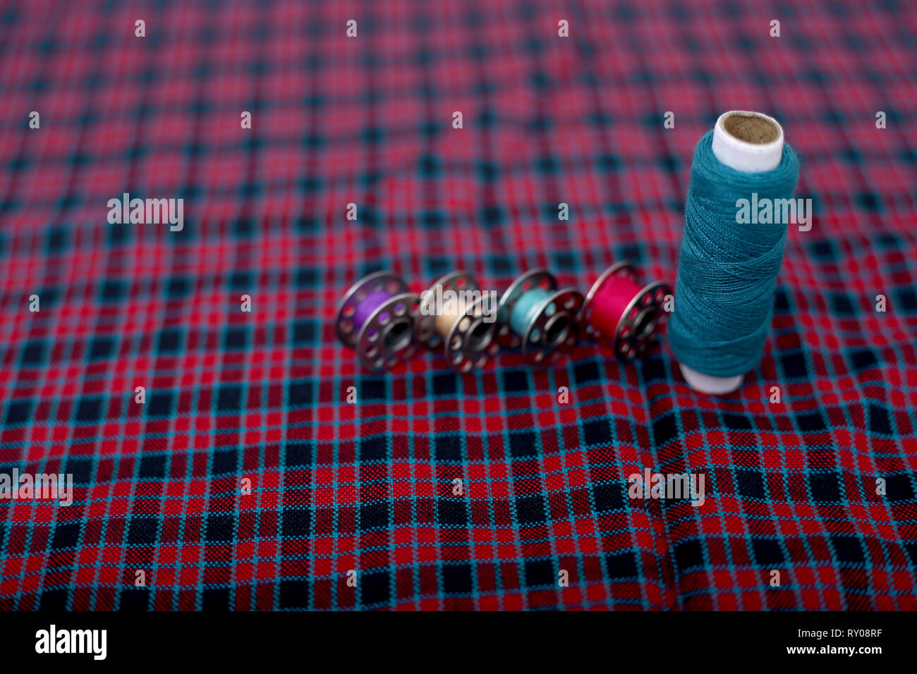 Blue sewing hi-res stock photography and images - Alamy