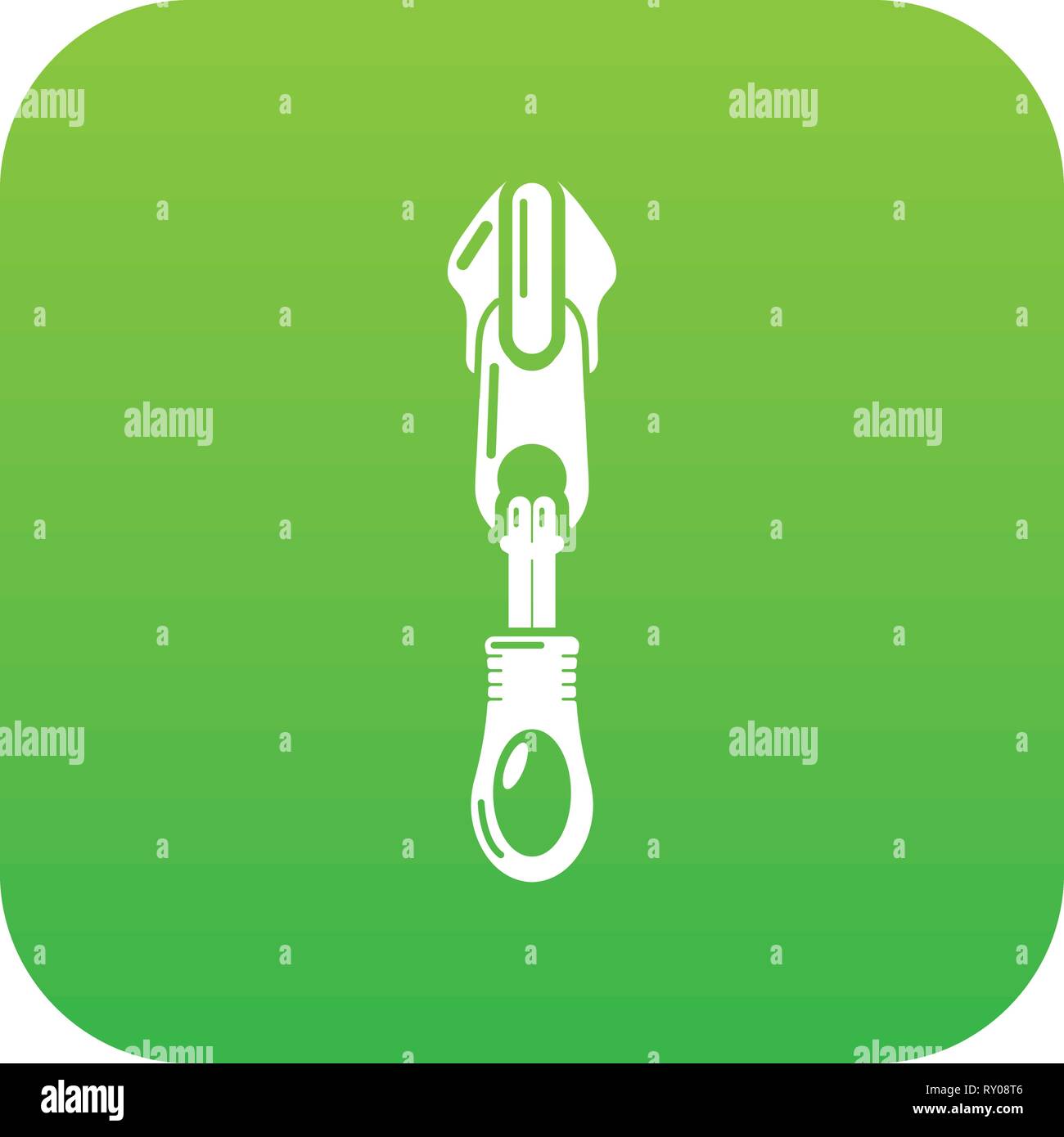 Zipper icon, simple style Stock Vector Image & Art - Alamy