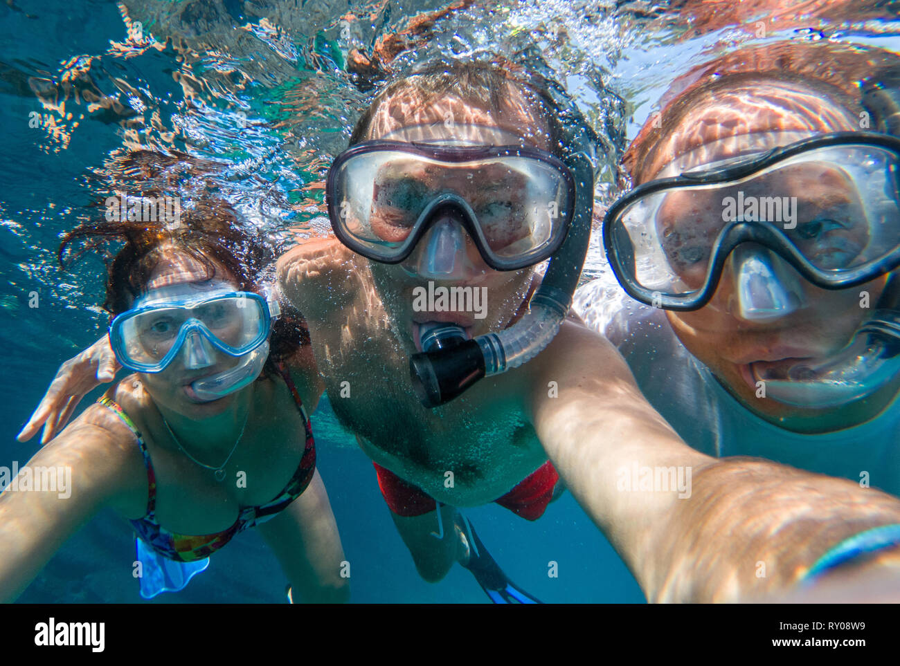 Posing diver hi-res stock photography and images - Alamy