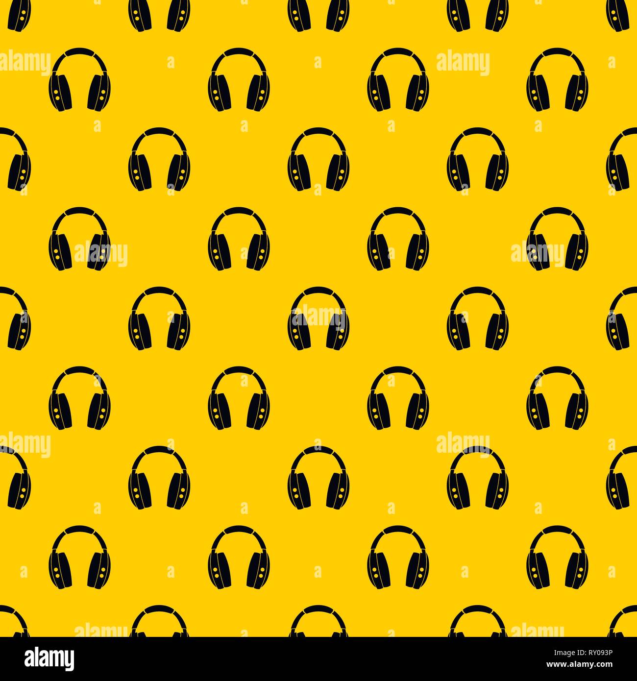 Headphones pattern vector Stock Vector Image & Art - Alamy