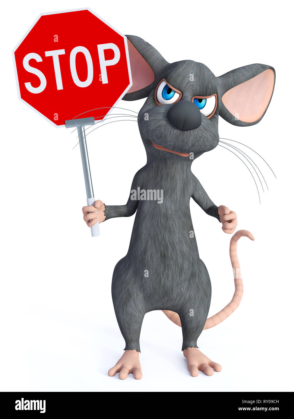 Cute Cartoon Stop Sign