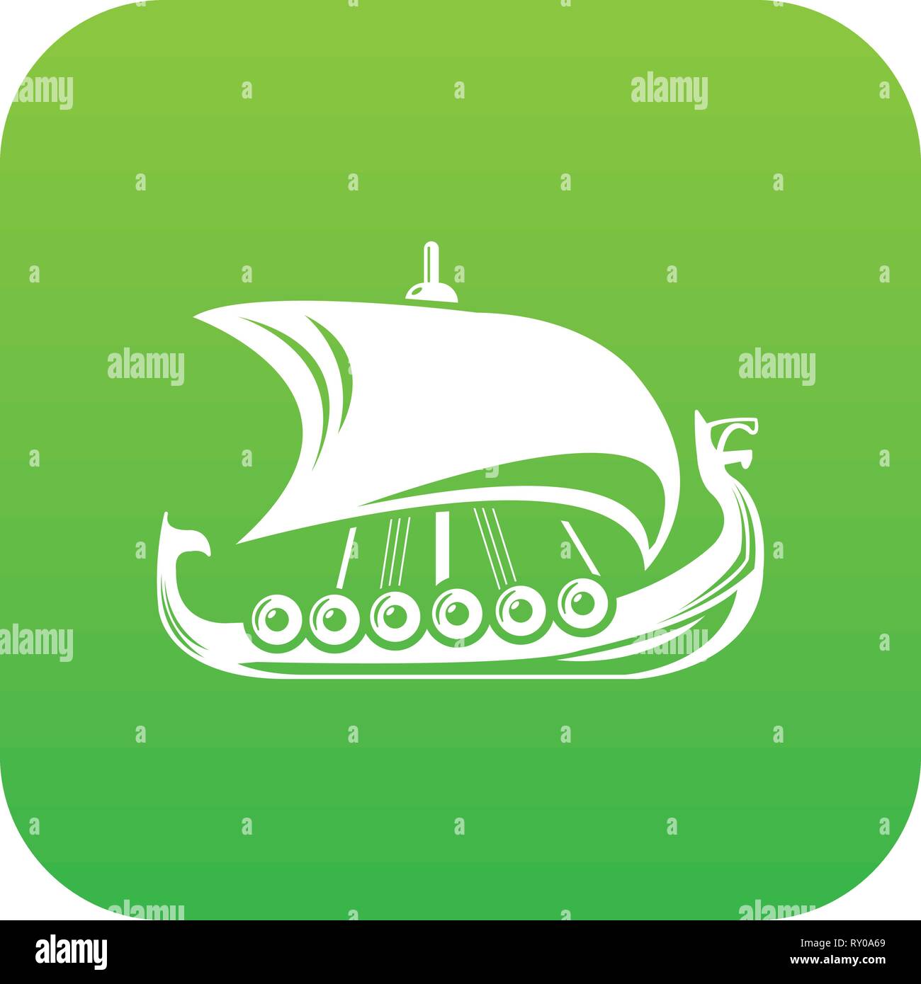 Scandinavian ship icon, simple style Stock Vector Image & Art - Alamy