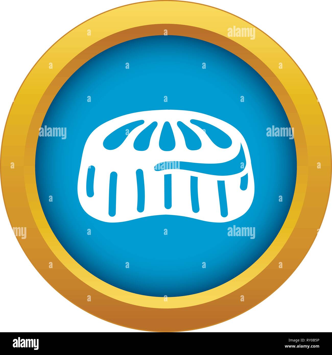 Candy jelly icon blue vector isolated Stock Vector Image & Art - Alamy