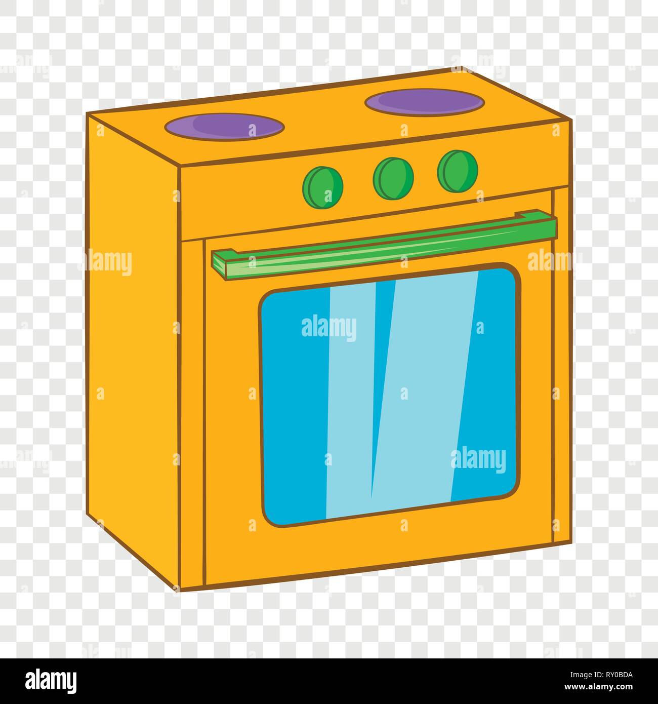 Gas stove icon, cartoon style Stock Vector Image & Art - Alamy