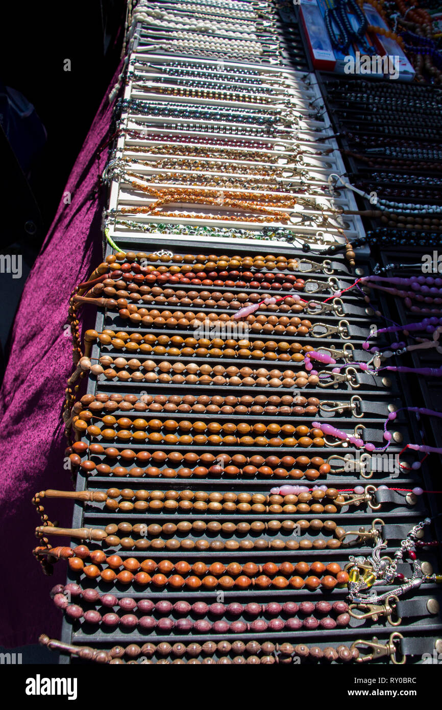 Set of praying beads of various colors Stock Photo - Alamy