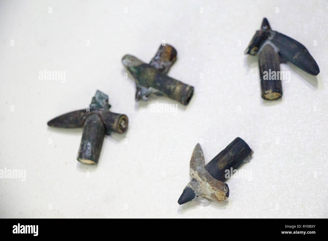 Two Bullets Collide Midair from the dardanelles war Stock Photo - Alamy