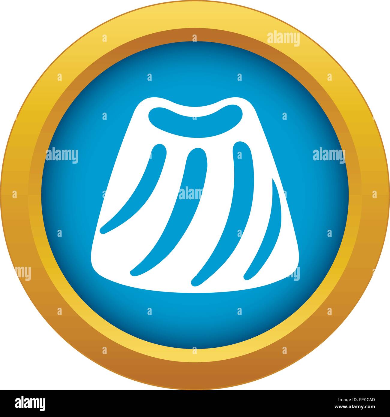 Blue bonbon icon cartoon Stock Vector Images - Alamy