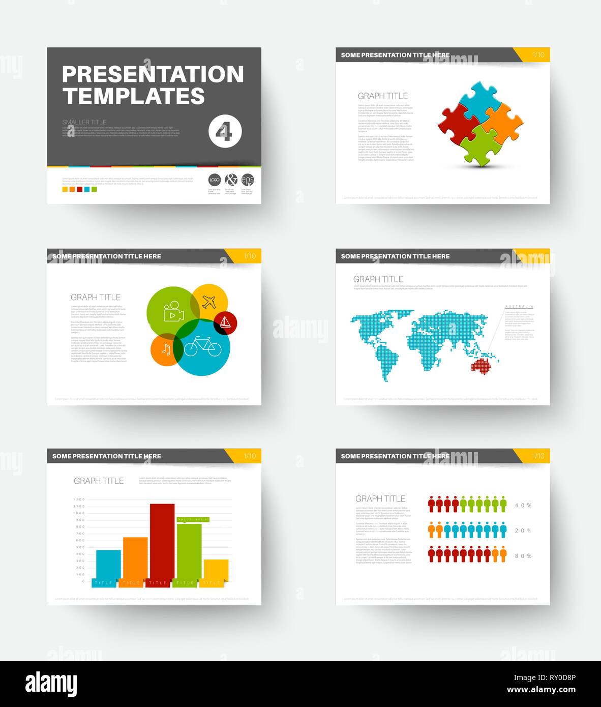 Flat Design Powerpoint Template