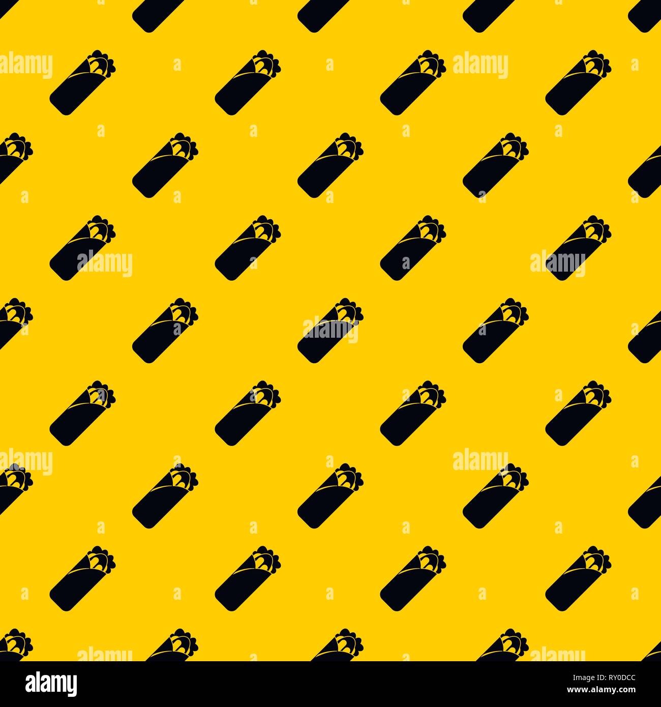 Shawarma sandwich pattern vector Stock Vector Image & Art - Alamy