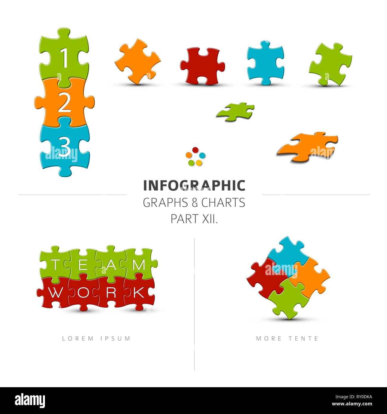 12 part Cut Out Stock Images & Pictures - Alamy