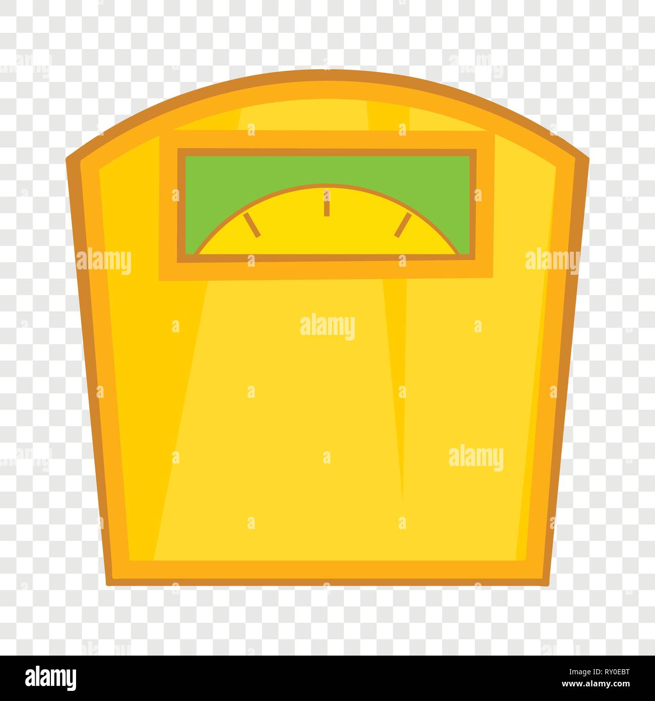 Yellow scales icon, cartoon style Stock Vector Image & Art - Alamy