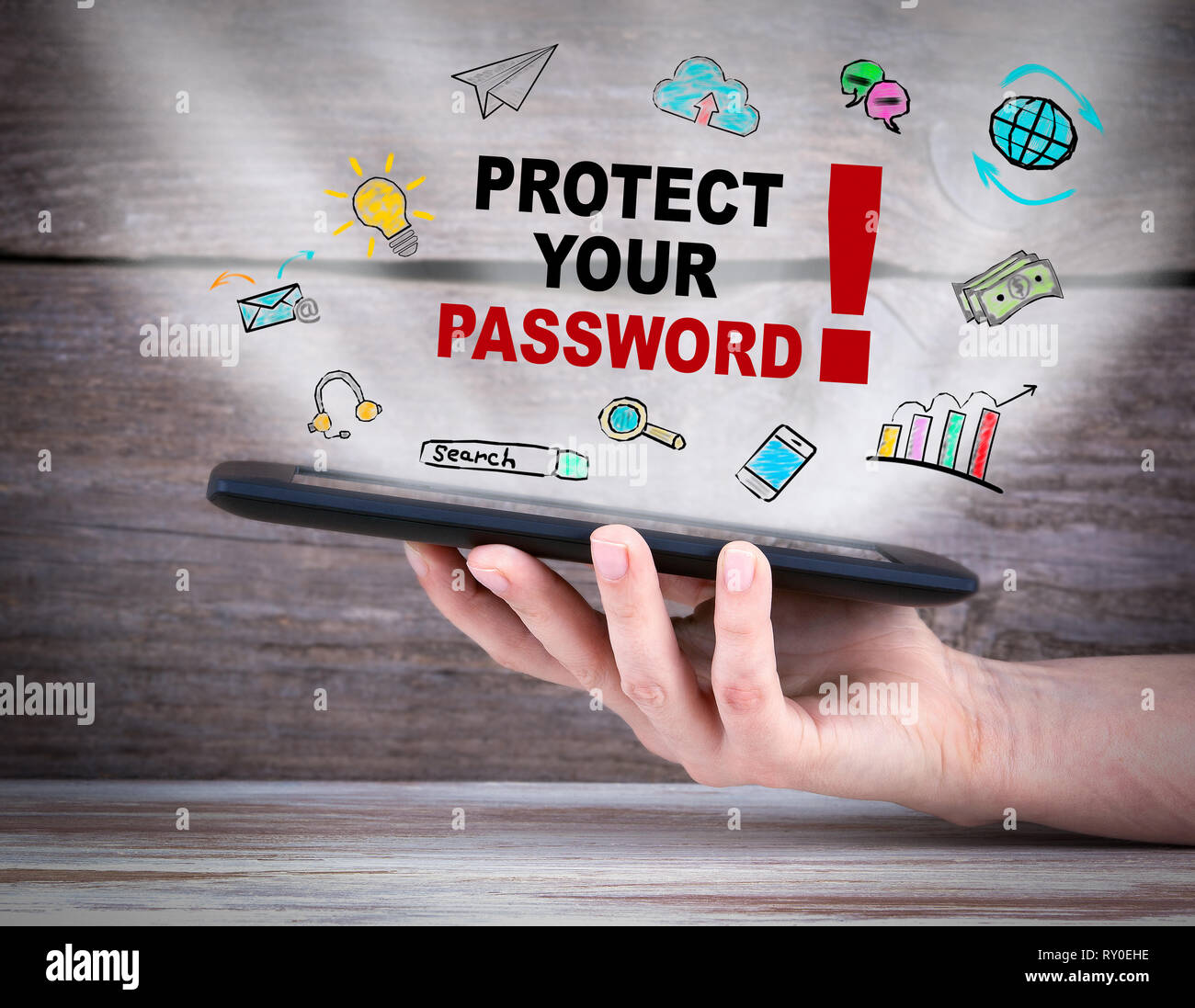 Protect Your Password Stock Photo - Alamy Protect Your Password Stock Photo - Alamy