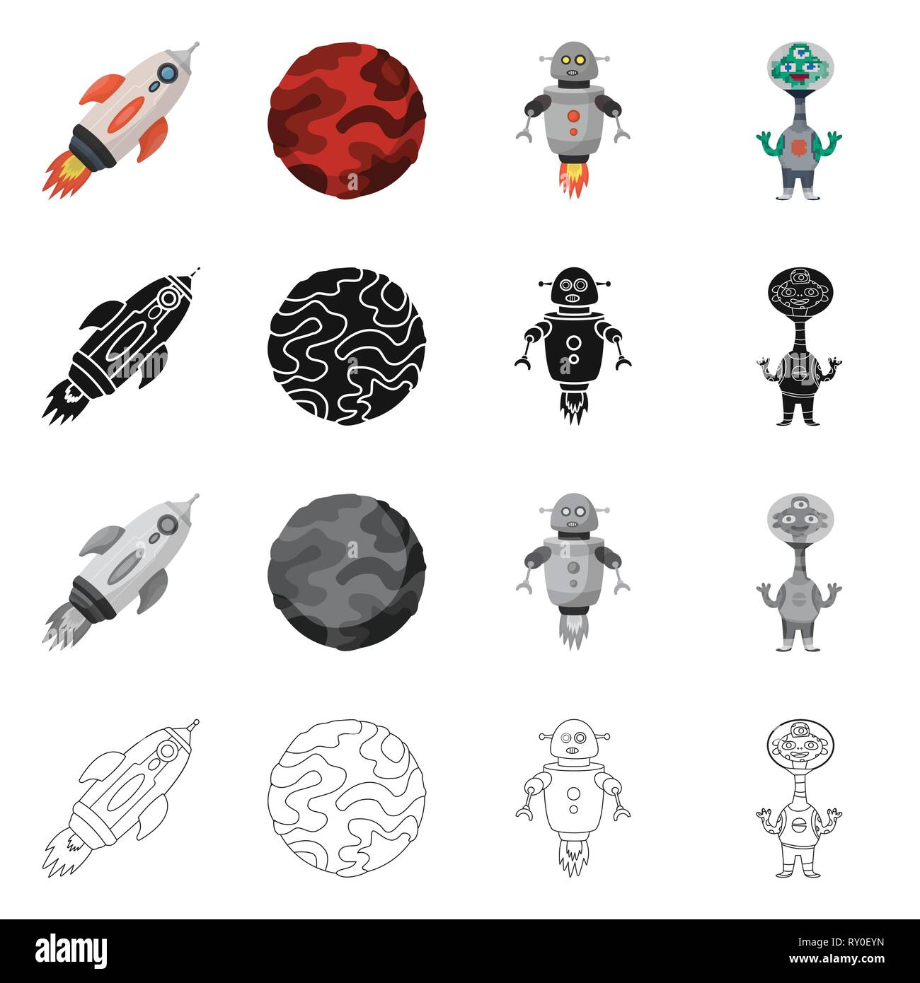 rocket,planet,robot,alien,launch,mars,program,astronaut,ship,star ...
