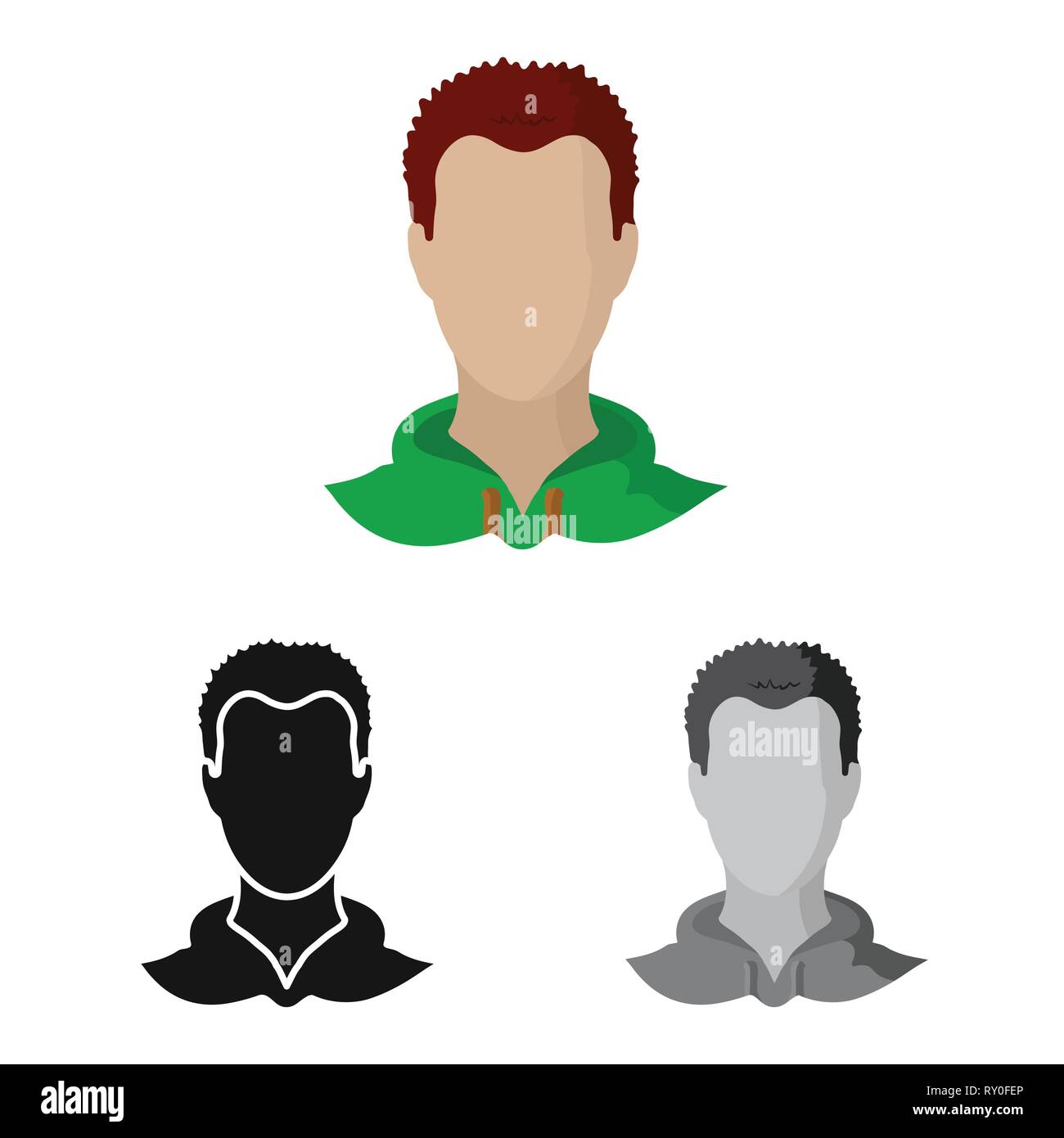 Vector illustration of professional and photo sign. Collection of ...