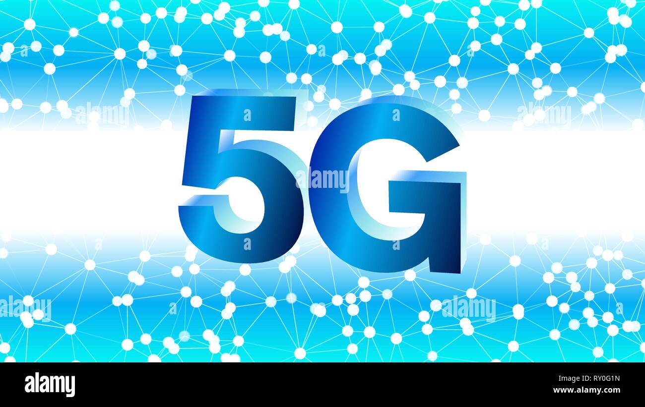 3d vector symbol of 5G technology Stock Vector Image & Art - Alamy