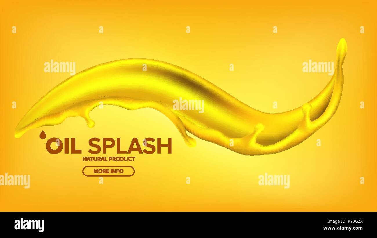 Oil Splash Vector