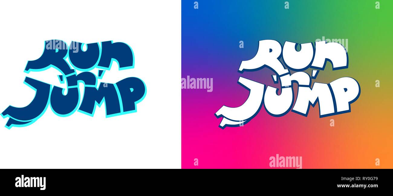 Run vector creative sport running hi-res stock photography and images ...